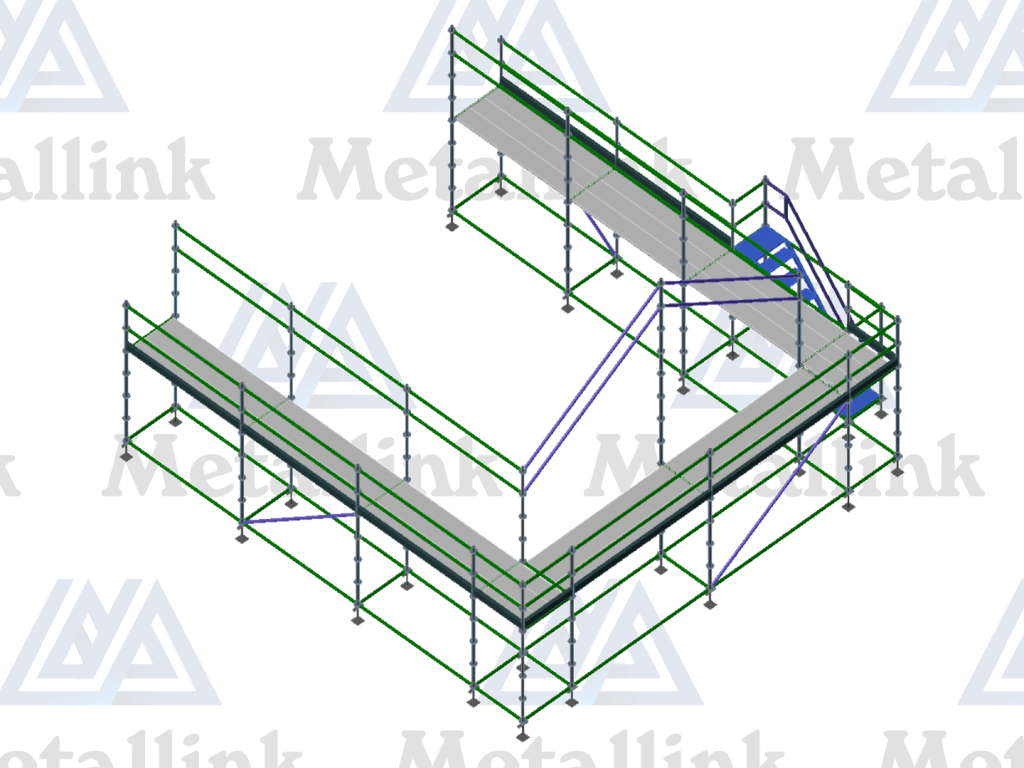 Roof Edge Protection Scaffolding Package for Sale - Metallink